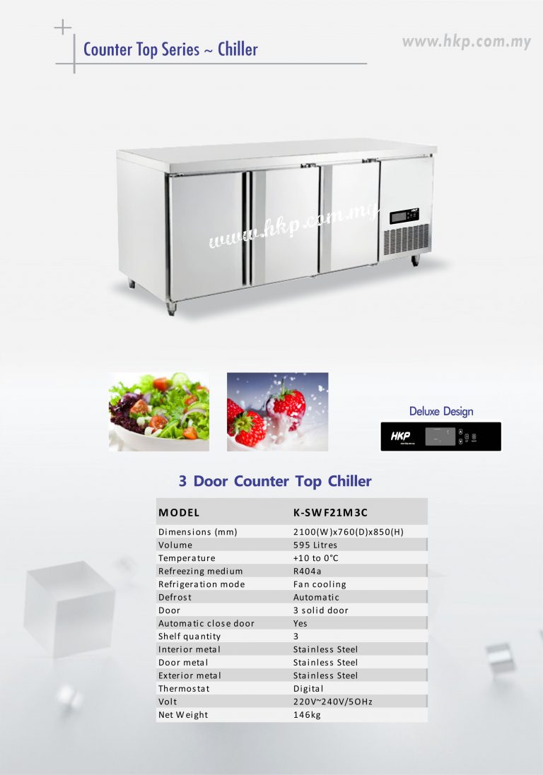 Counter Top Series Chiller | HKP Cold Room & Refrigeration Engineering